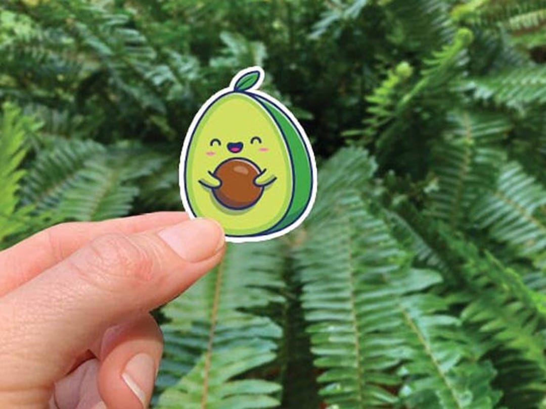 Avacado Sticker, Stickers,laptop Decals,cute Stickers,water Bottle ...