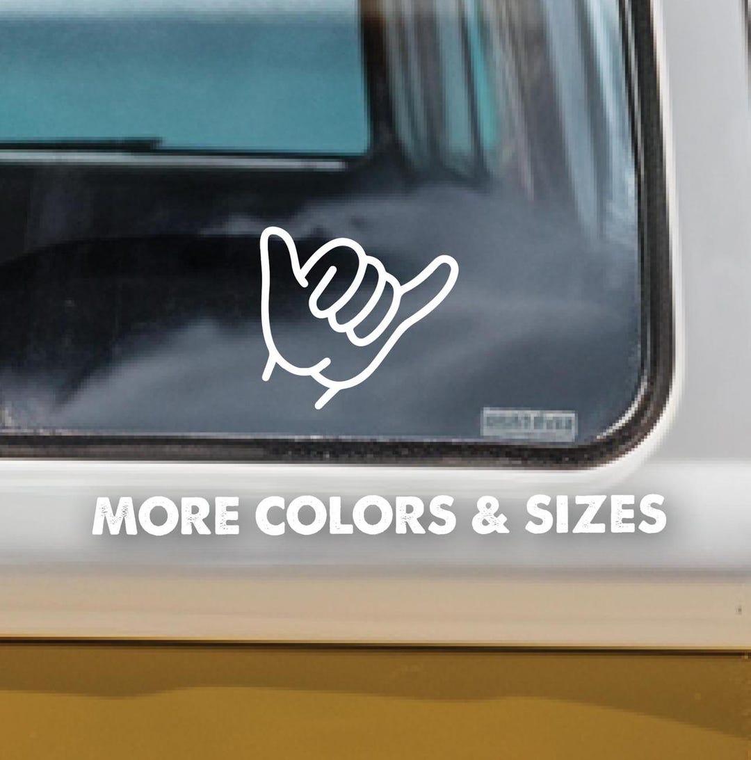 Hang Loose,hang Ten Sticker,decal Decal,window Decal, Stickers,laptop ...