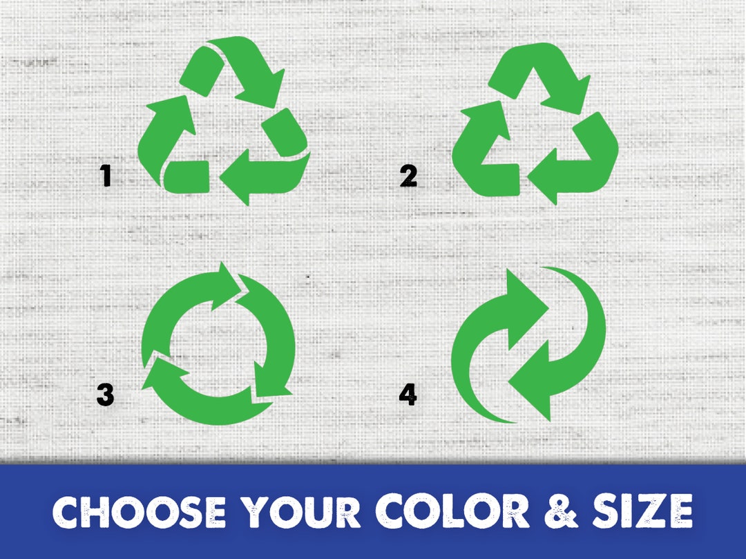 Recycle Sticker Decal, Decal,window Decal, Stickers,laptop Sticker ...