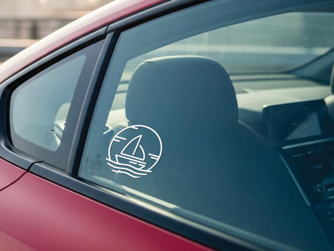 Sailboat Vinyl Decal: Car, Cup, Window Sticker - Etsy