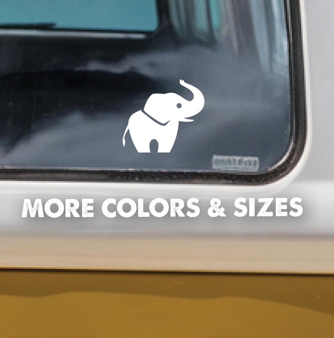 Elephant Sticker Decal,elephant Decal, Stickers,laptop Decals, Virus ...