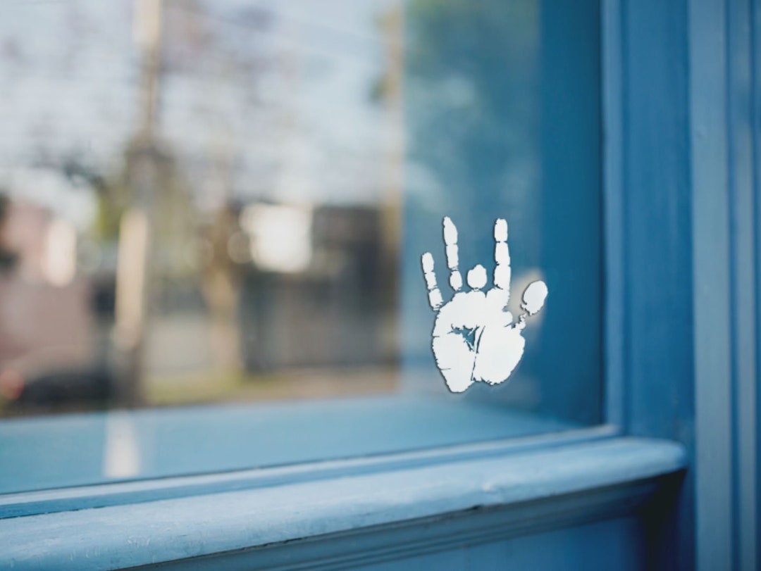 Hand Vinyl Sticker Decal -car Decal, Window Decal,car Stickers, Laptop ...