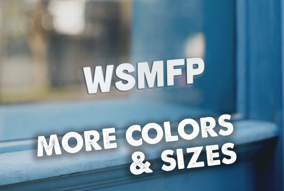 WSMFP Sticker Decal,car Decal,car Stickers,laptop Sticker,car Window ...