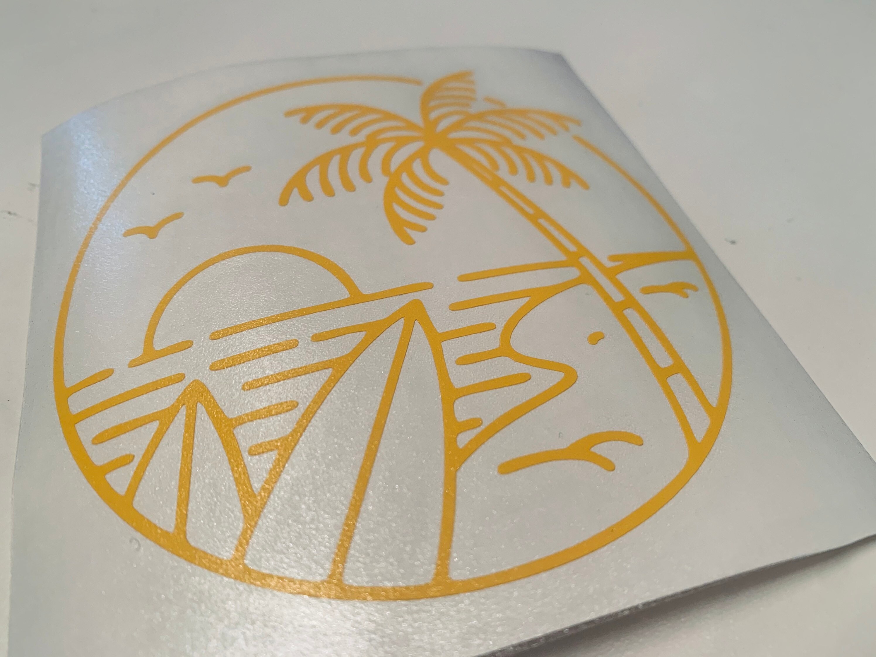 Ocean Vinyl Decal Vinyl Sticker Wave Decal Ocean Decal Car | Etsy