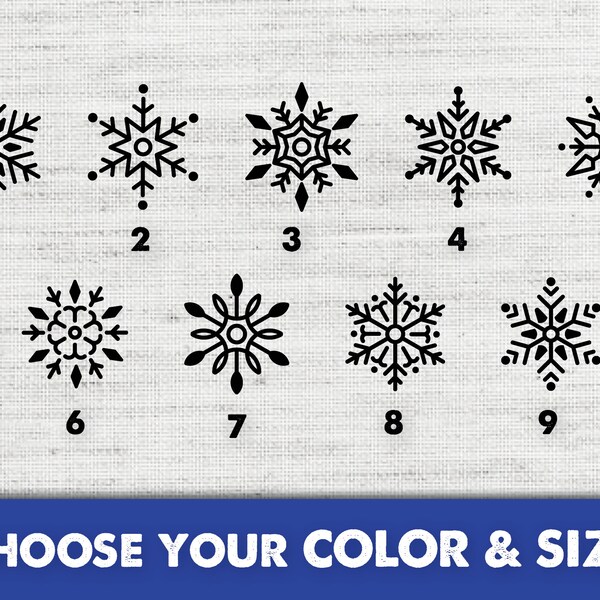 Snowflake Stickers - Etsy