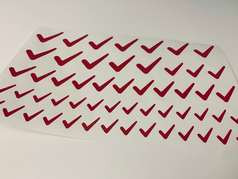 Check Mark Vinyl Decalscheck Mark Stickercheck Mark | Etsy