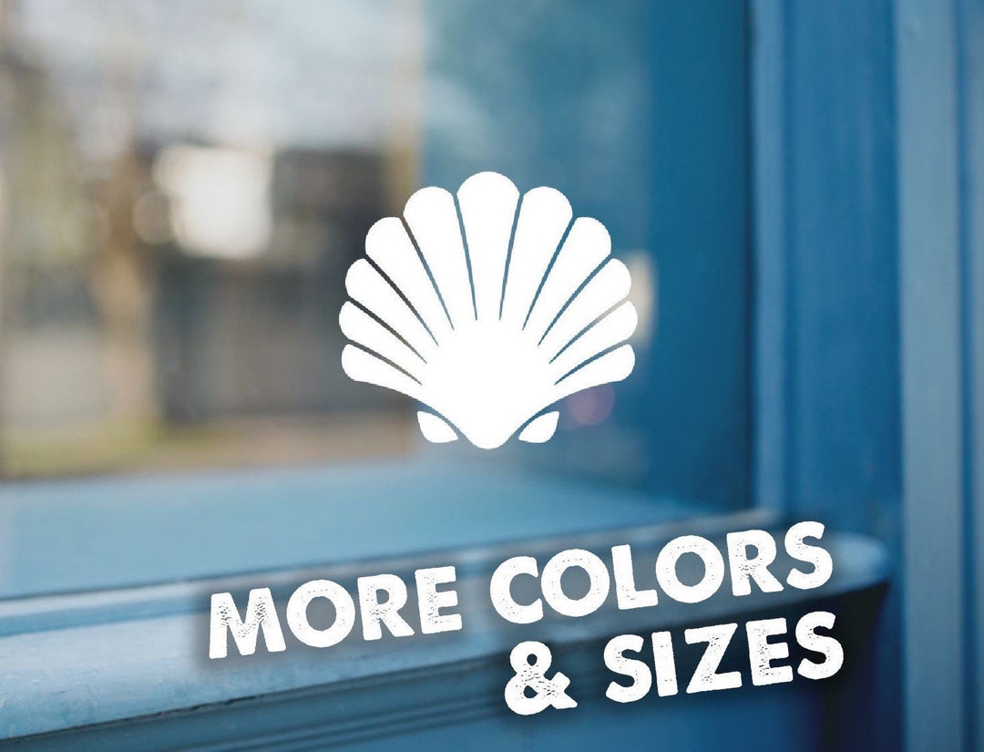 Clam Shell, Car Decal, Sea Shell Sticker,car Decal,window Decal,car ...