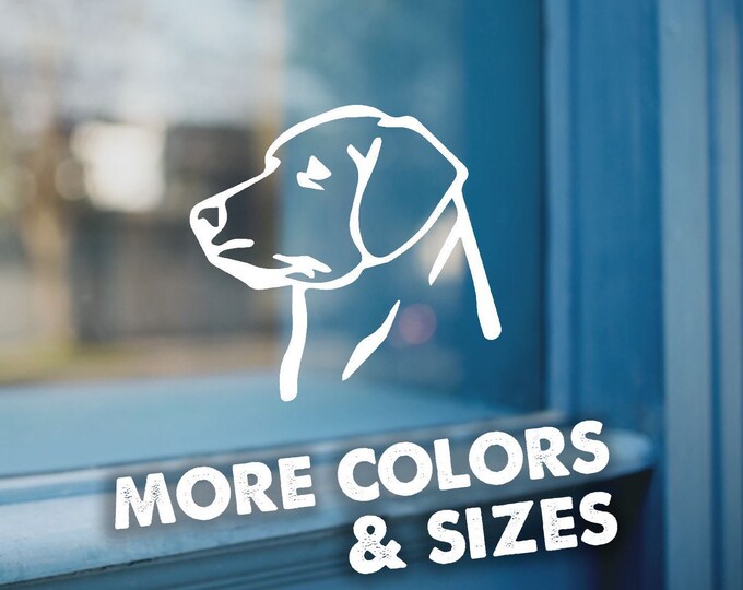Labrador Dog Vinyl Decal - Etsy