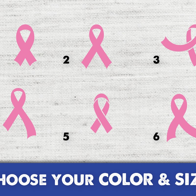 Pink Ribbon Decal - Etsy