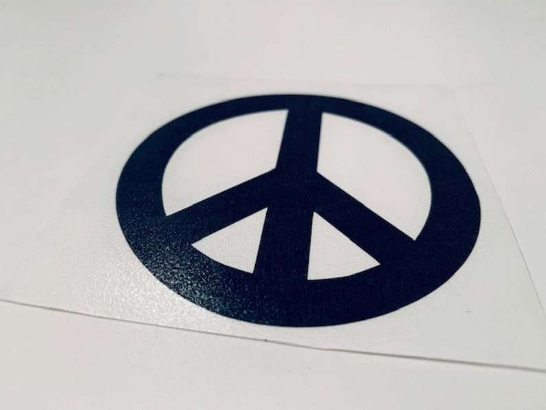 Peace Sign Decal Peace Symbol Decal Peace Symbol Sticker | Etsy