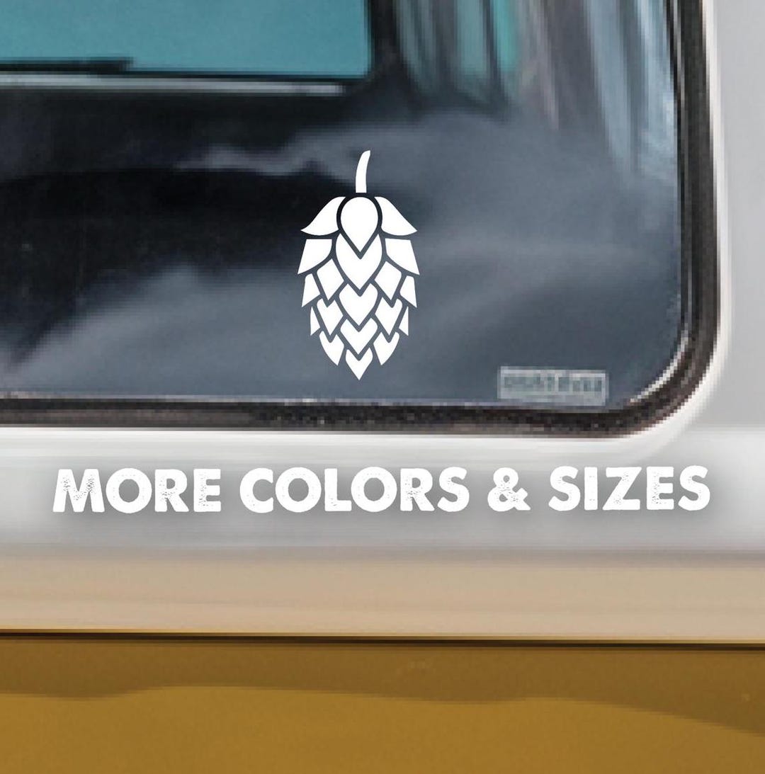 Hop Sticker Decal,hop Decal, Stickers,laptop Decals,beer Stickers,water ...