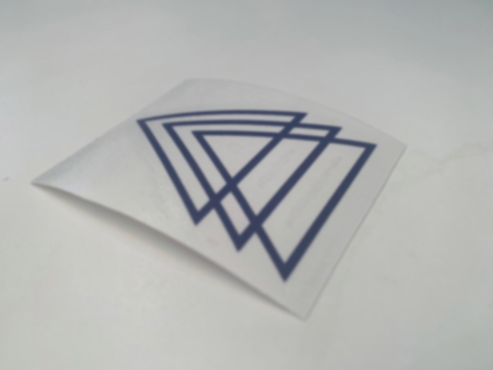 Triangle Vinyl Sticker Decalcar Stickerscar Decallaptop | Etsy