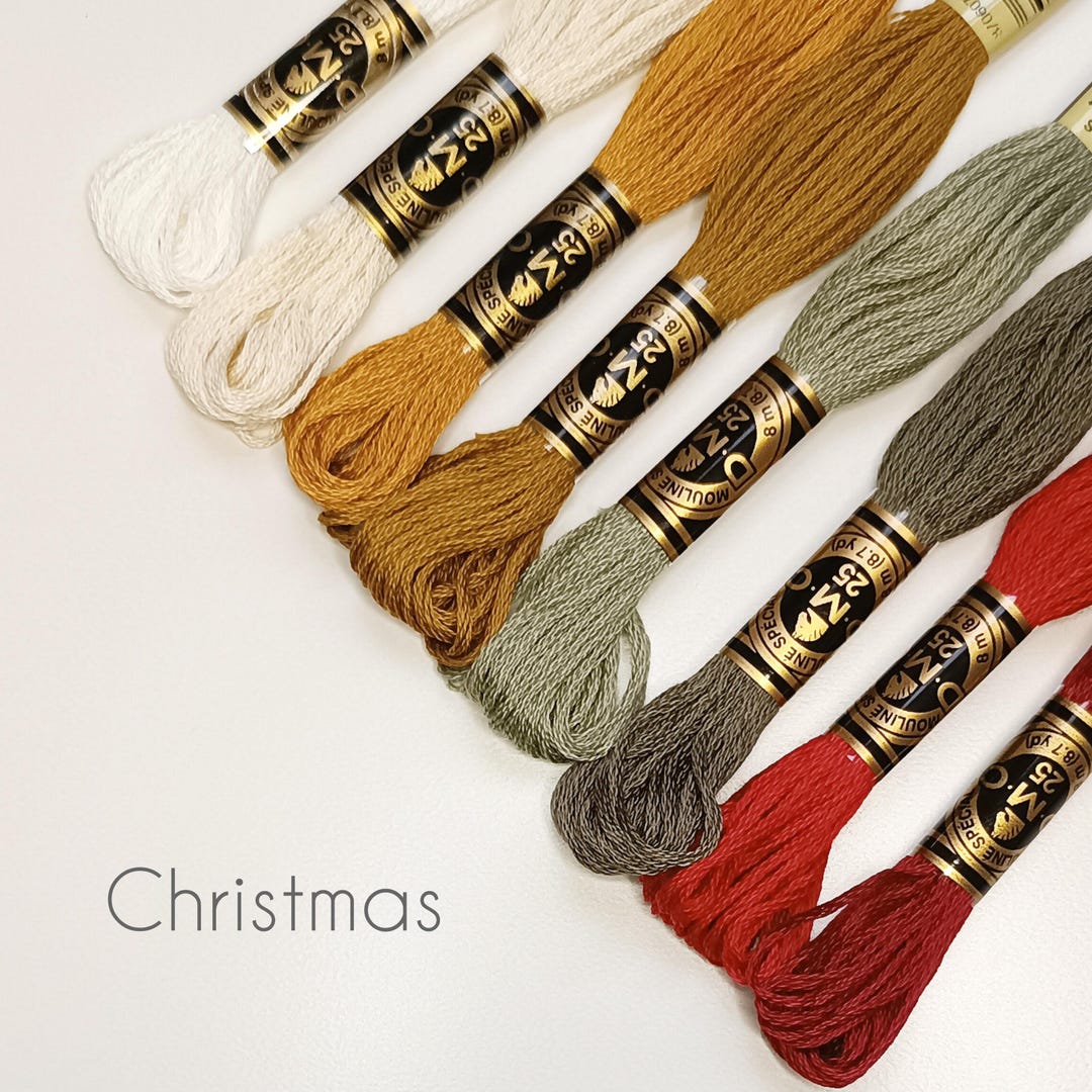 DMC Skein Pack, Embroidery Thread, DMC Thread, Cross Stitch Thread ...
