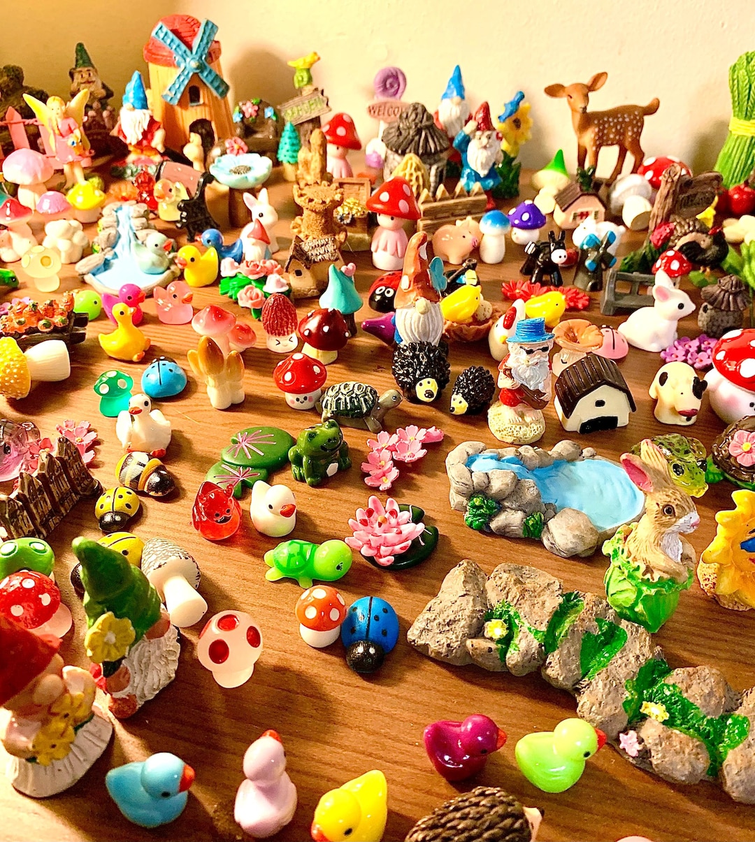 Fairy Garden Suprise Pack - Mystery Set of 15 Fairy Garden Ornaments ...