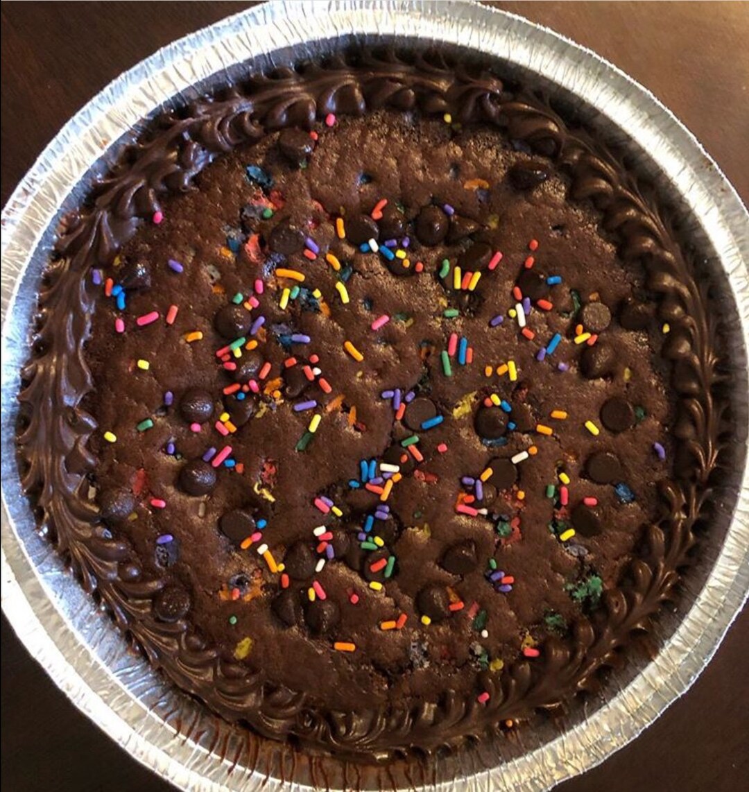 9” Double Chocolate Cookie Cake - Etsy