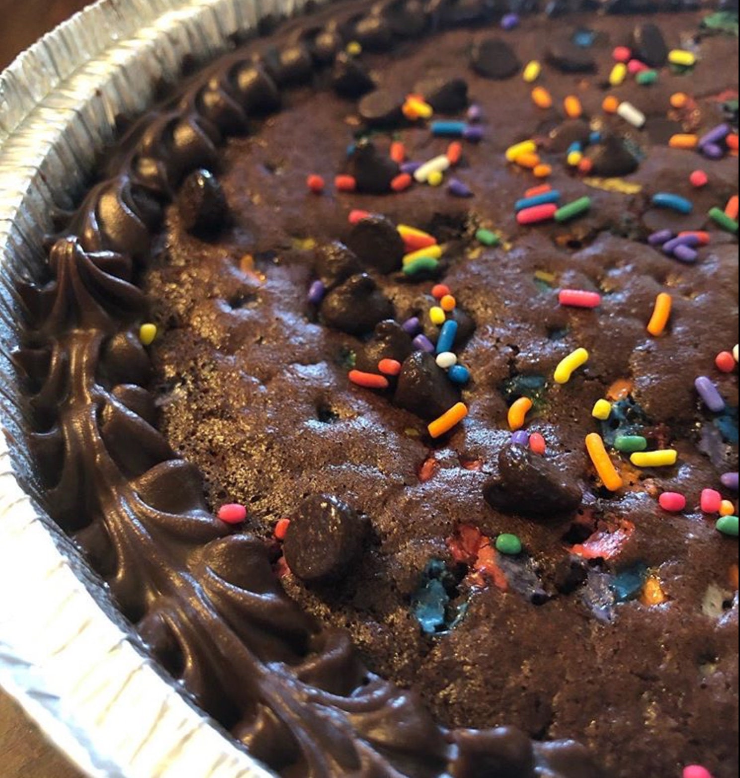 9” Double Chocolate Cookie Cake - Etsy