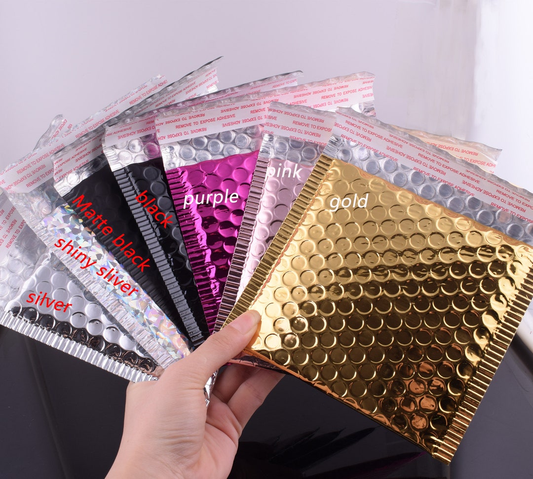 Bubble Padded Mailers Envelope Bag,5*6'' Resealable Waterproof Mailing ...
