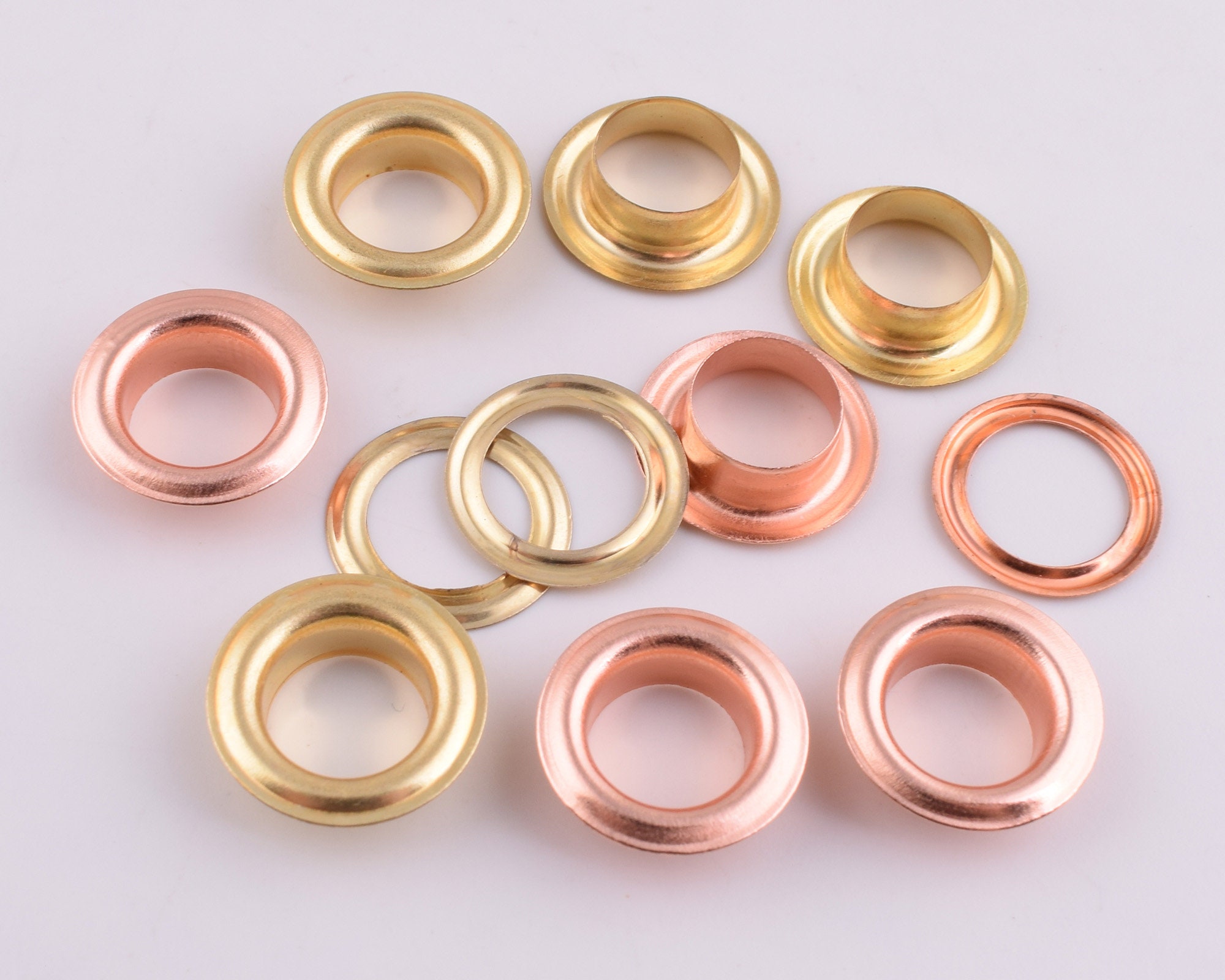 Rainbow Round Grommet Eyelets Metal Grommet Rivets 10mm Grommet With ...