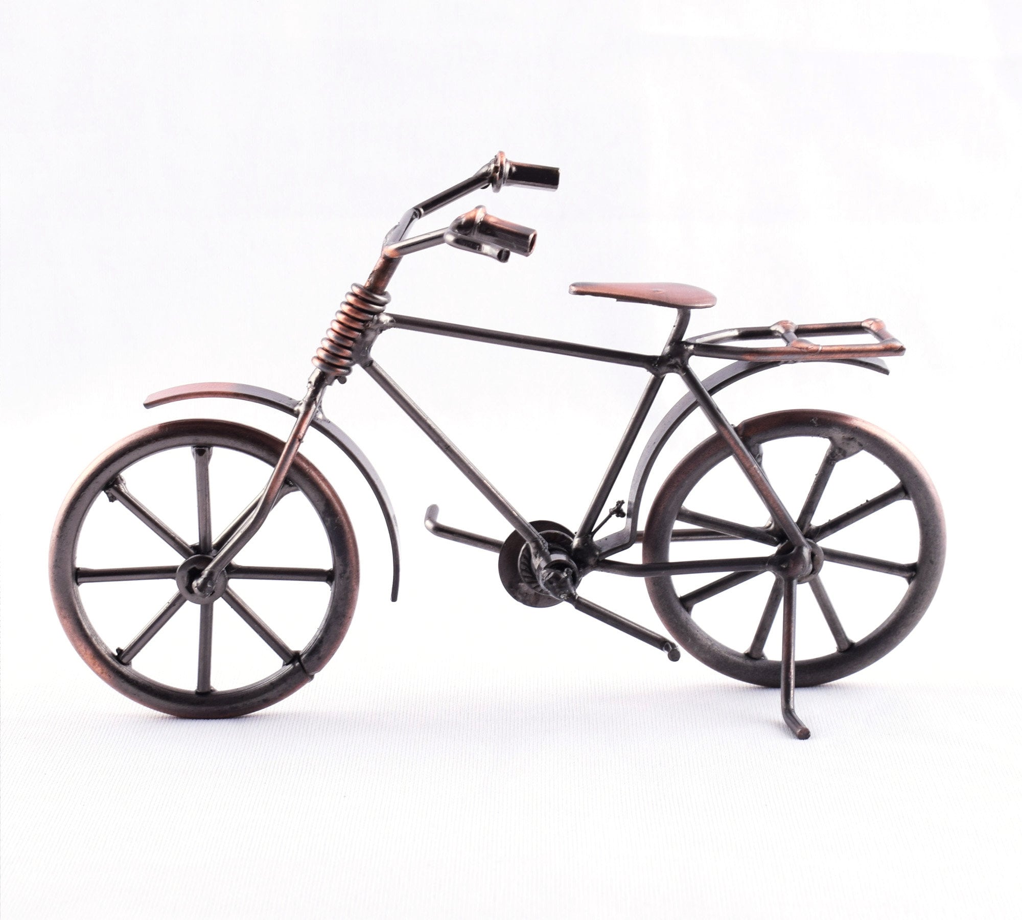 Vintage Metal Bicycle Modelcopper Decorative Bike Iron | Etsy