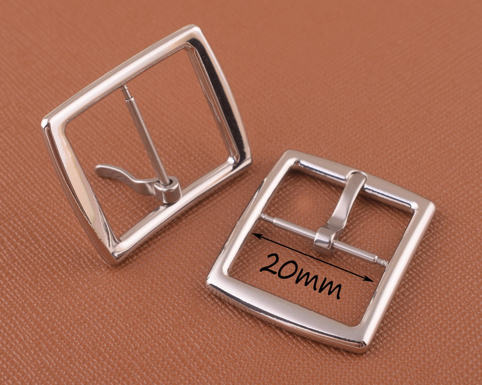 Hebillas de la correa hebilla de la correa de metal plata con | Etsy