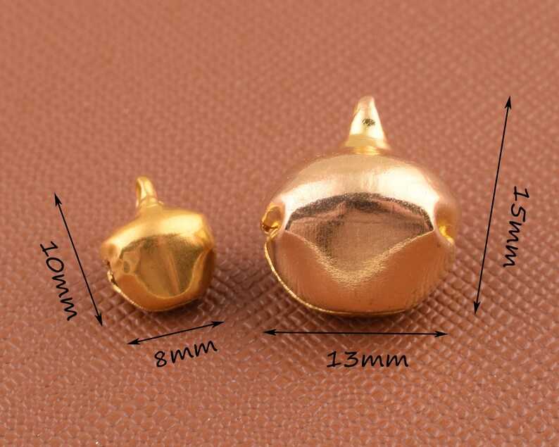 Small Gold Bells Copper Large Jingle Bell Charms Bell Craft Supply,pet ...