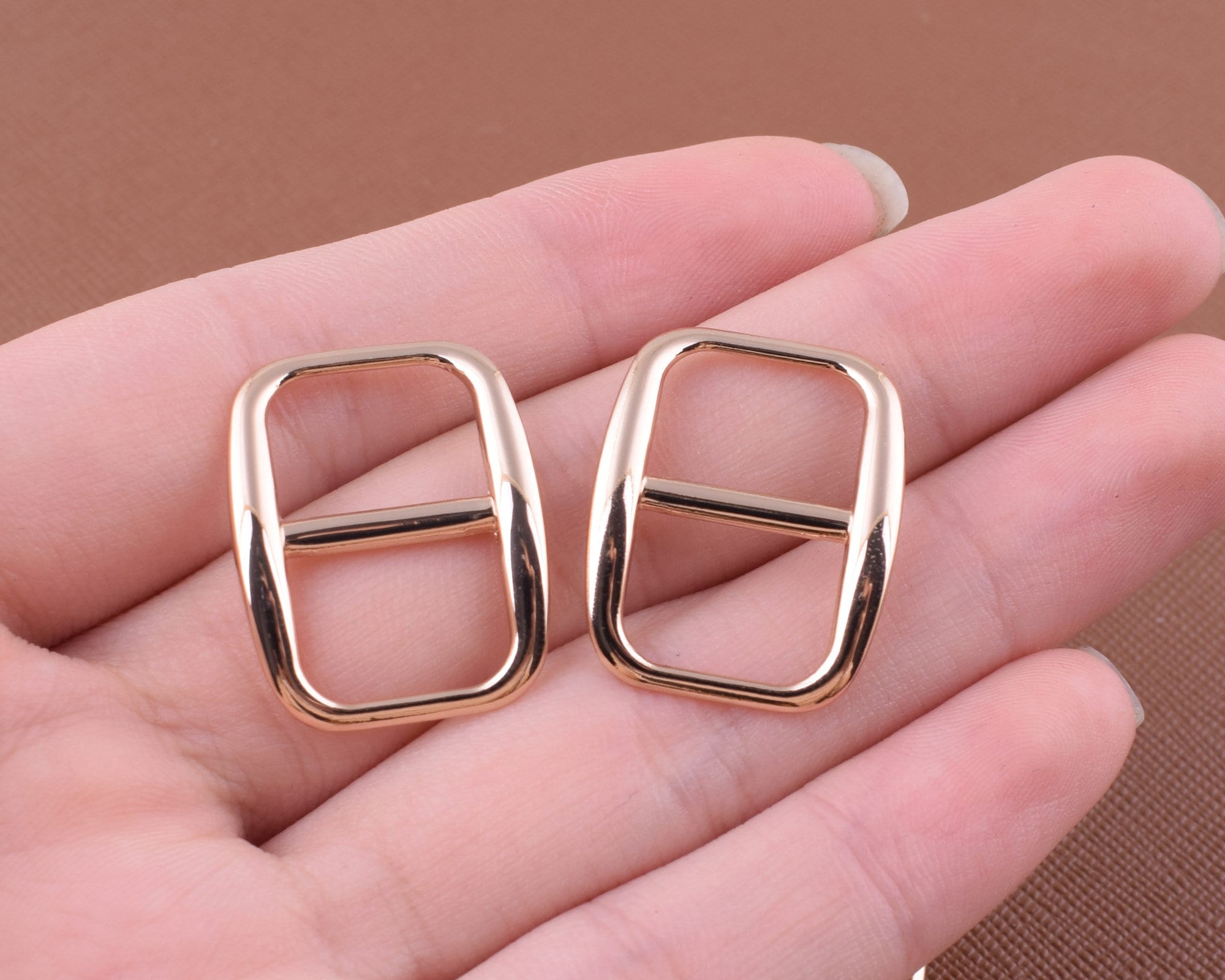 1/2'' Strap Slider Bucklessmall Light Gold Strap - Etsy Ireland