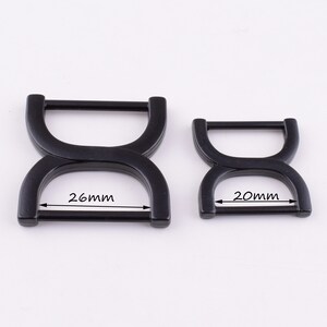 Double D Ring Buckle,1'' Metal Slide D Strap Buckle Clasp,20mm 26mm ...