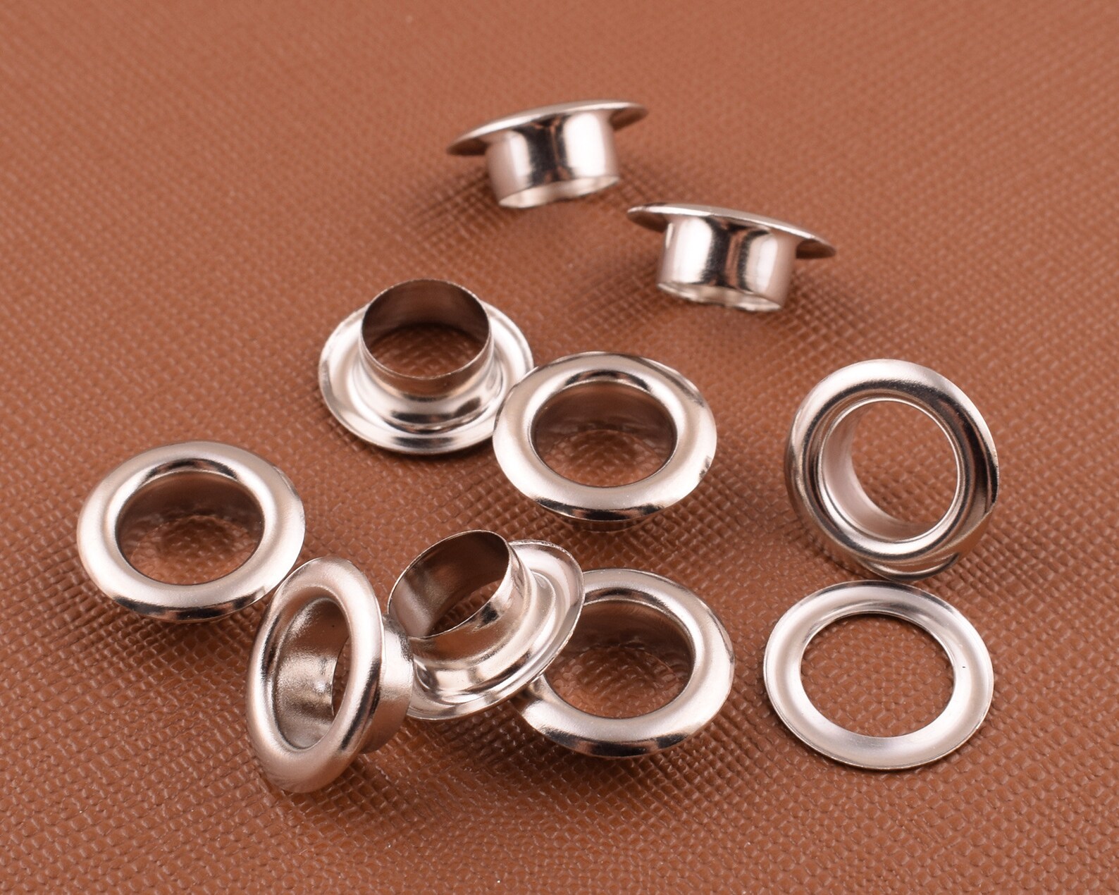 Ojales de ojal de plata de 8 mm con arandela de latón de latón - Etsy ...