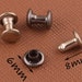Light Gold/black Metal Rivets Double Cap Rivets,rivets Studs for ...