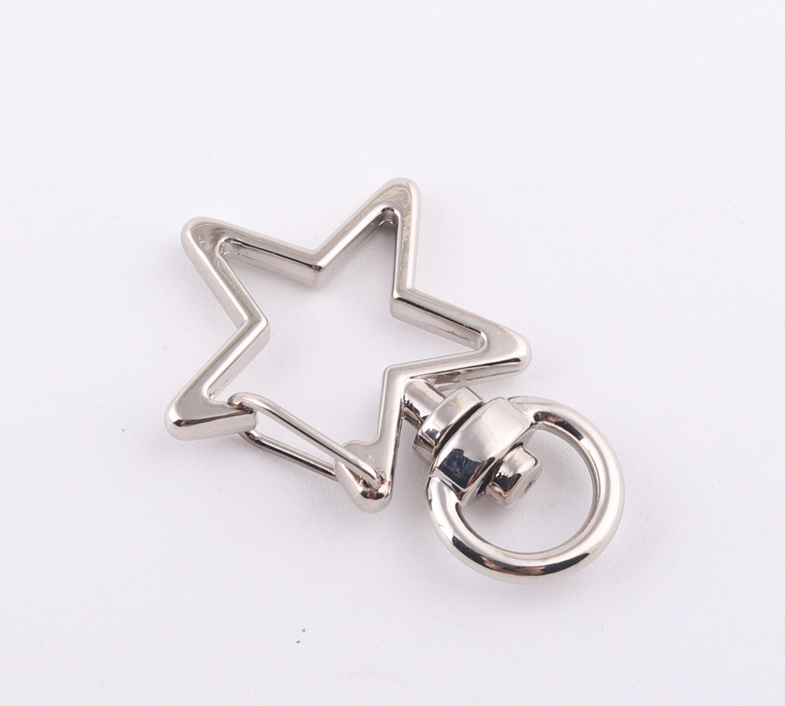 Star Shape Swivel Clasps star Key Rings Keychains Swivel - Etsy
