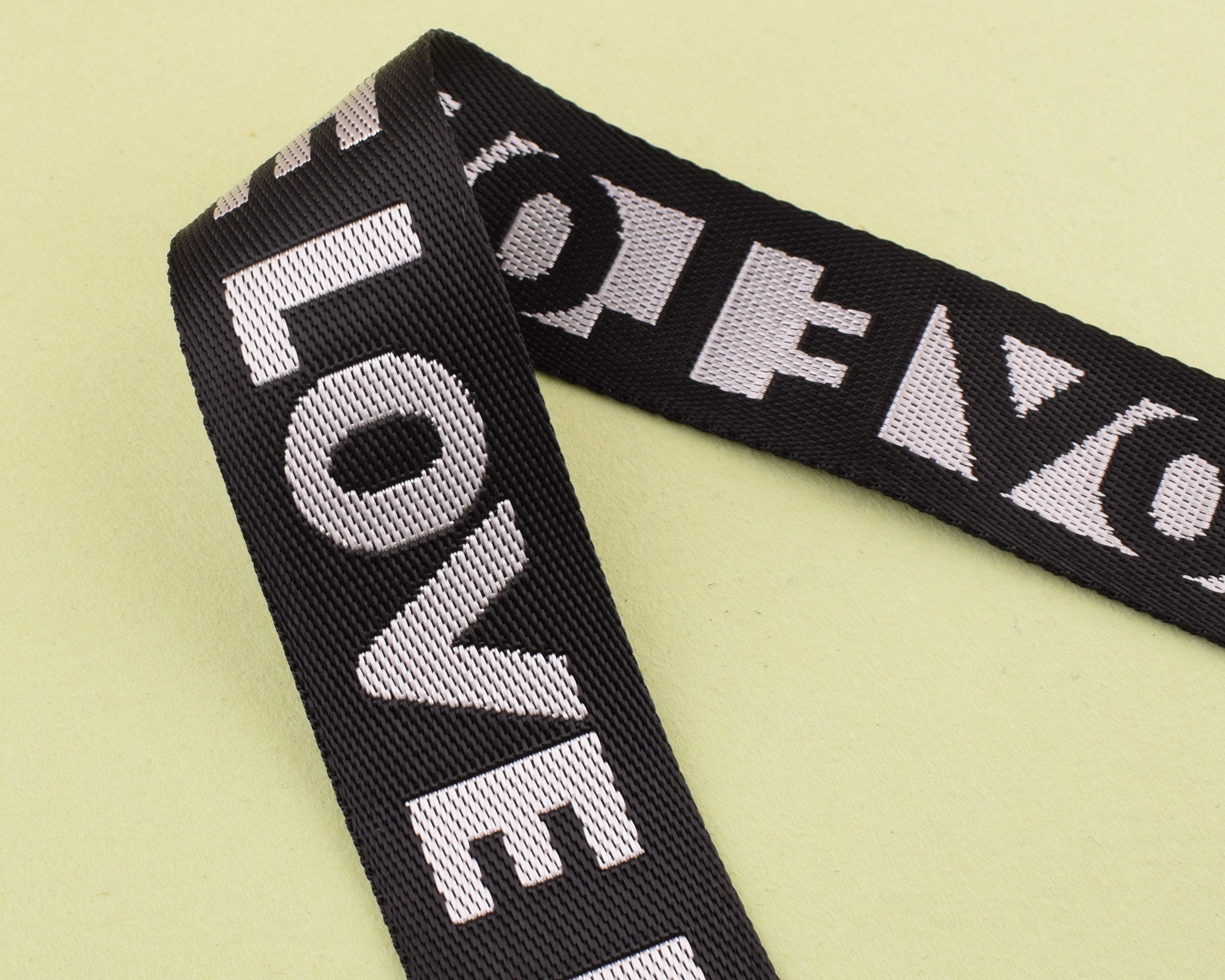 1 1/2''38mm Black Webbing Nylon Craft Ribbon With - Etsy