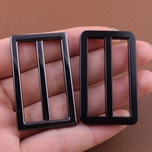 1.5'' Slide Strap Buckles,38mm Rectangular Center Bar Slider Belt ...
