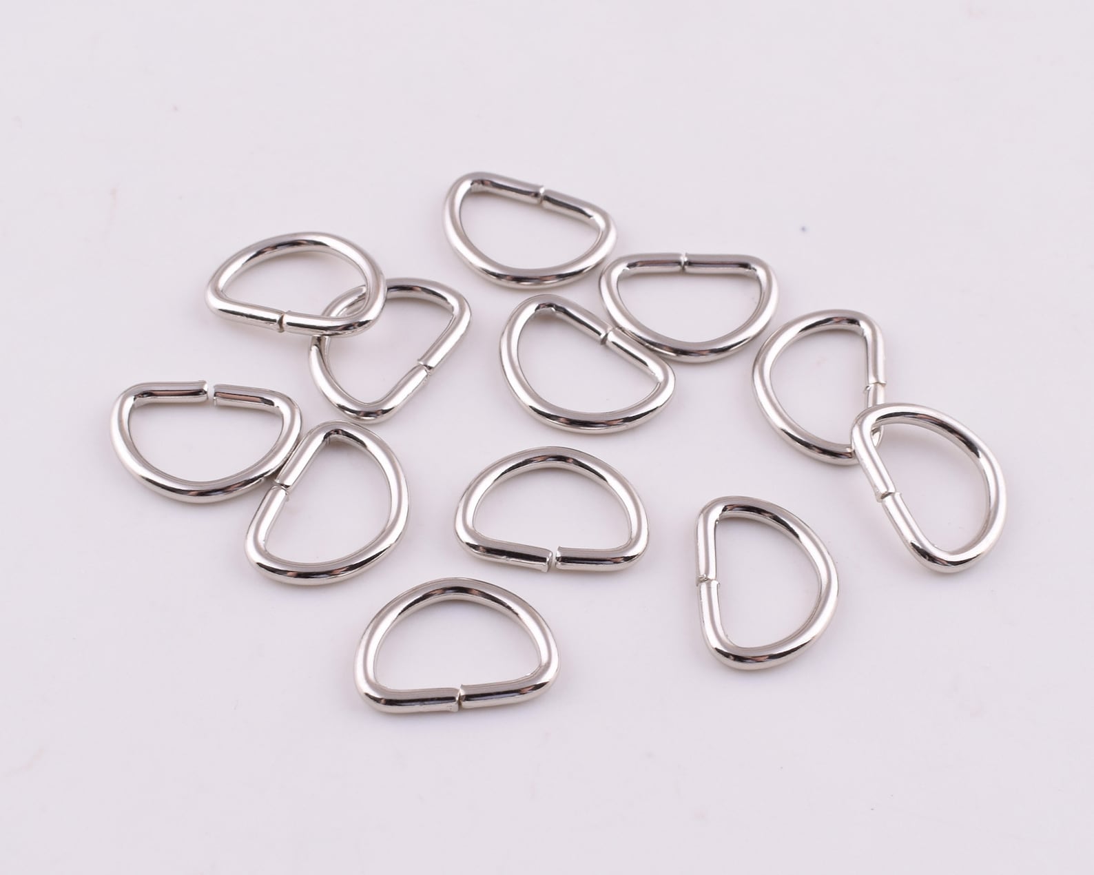 Silver D-rings10mm Mini D Ringsmetal Iron Small D Loop D - Etsy