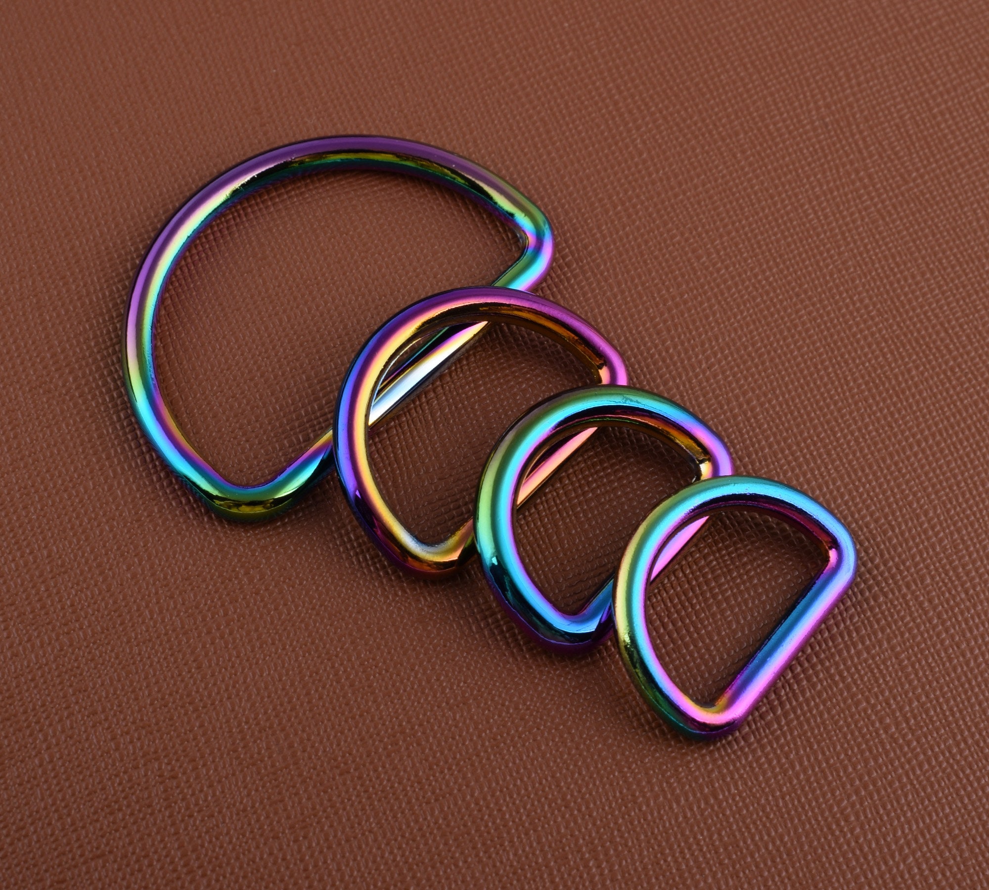 4 Size Rainbow D Ringsmetal D Loops D Bucklesstrap Purse - Etsy