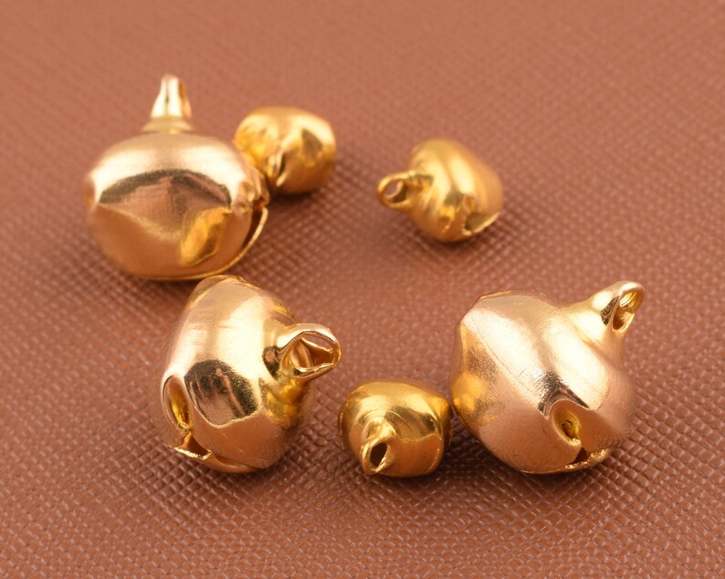 Small Gold Bells Copper Large Jingle Bell Charms Bell Craft Supply,pet ...