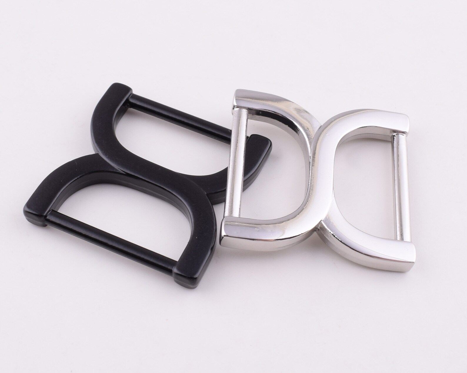 Double D Ring Buckle,metal Slide D Shape Strap Buckle Clasp,20mm Silver ...