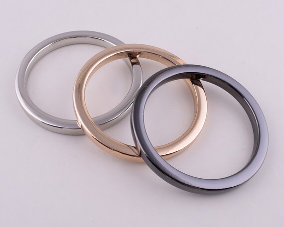Metal O Rings2'' Large Round Flat Strap O-rings50mm | Etsy