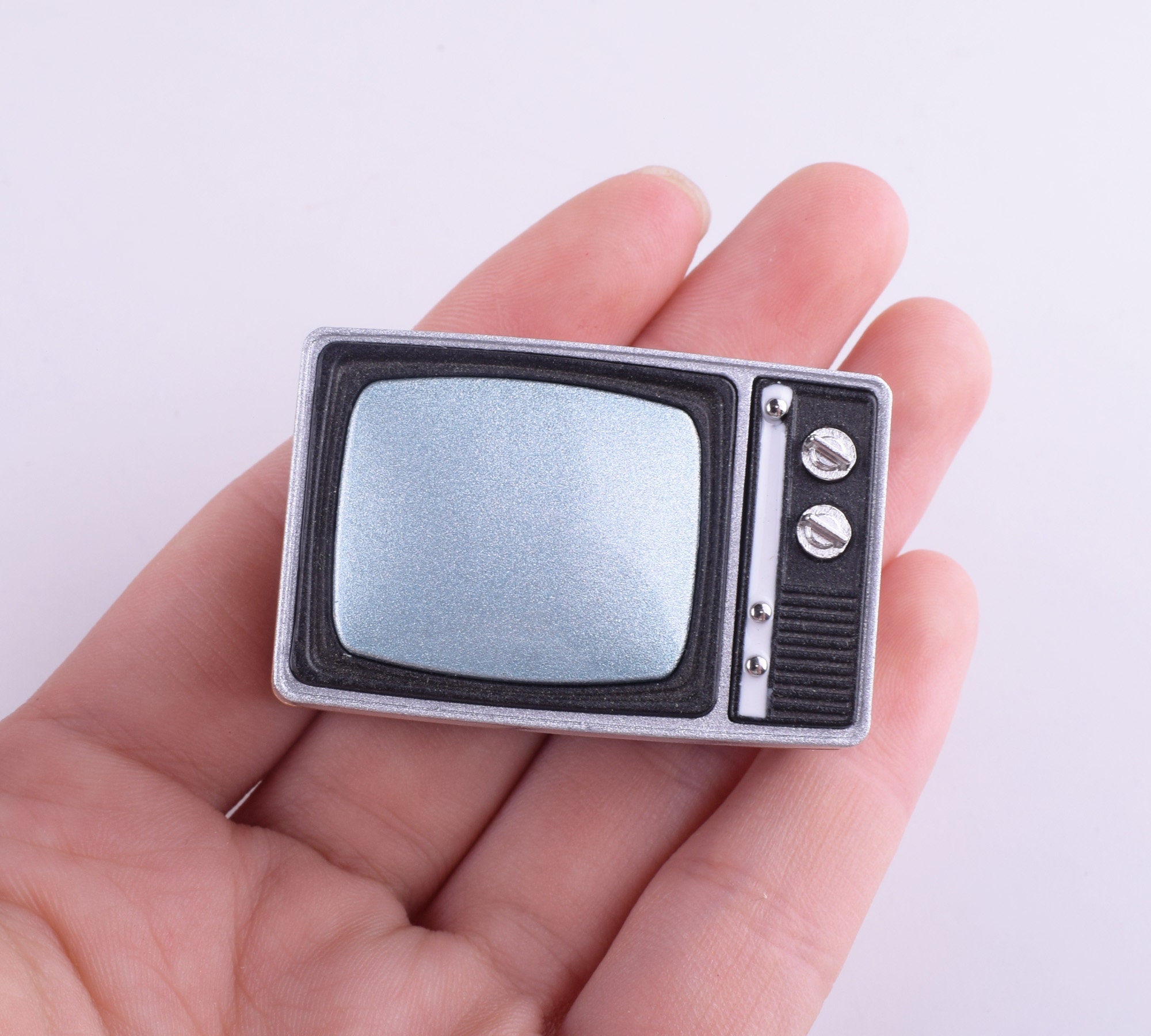 Dollhouse Miniature Tvmini Vintage Televisionfrench - Etsy