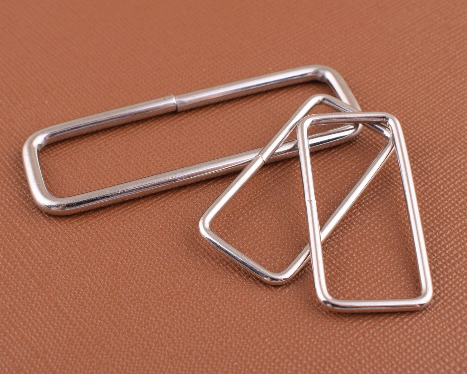 Silver Rectangular Rings Metal Rectangle Rings for - Etsy UK