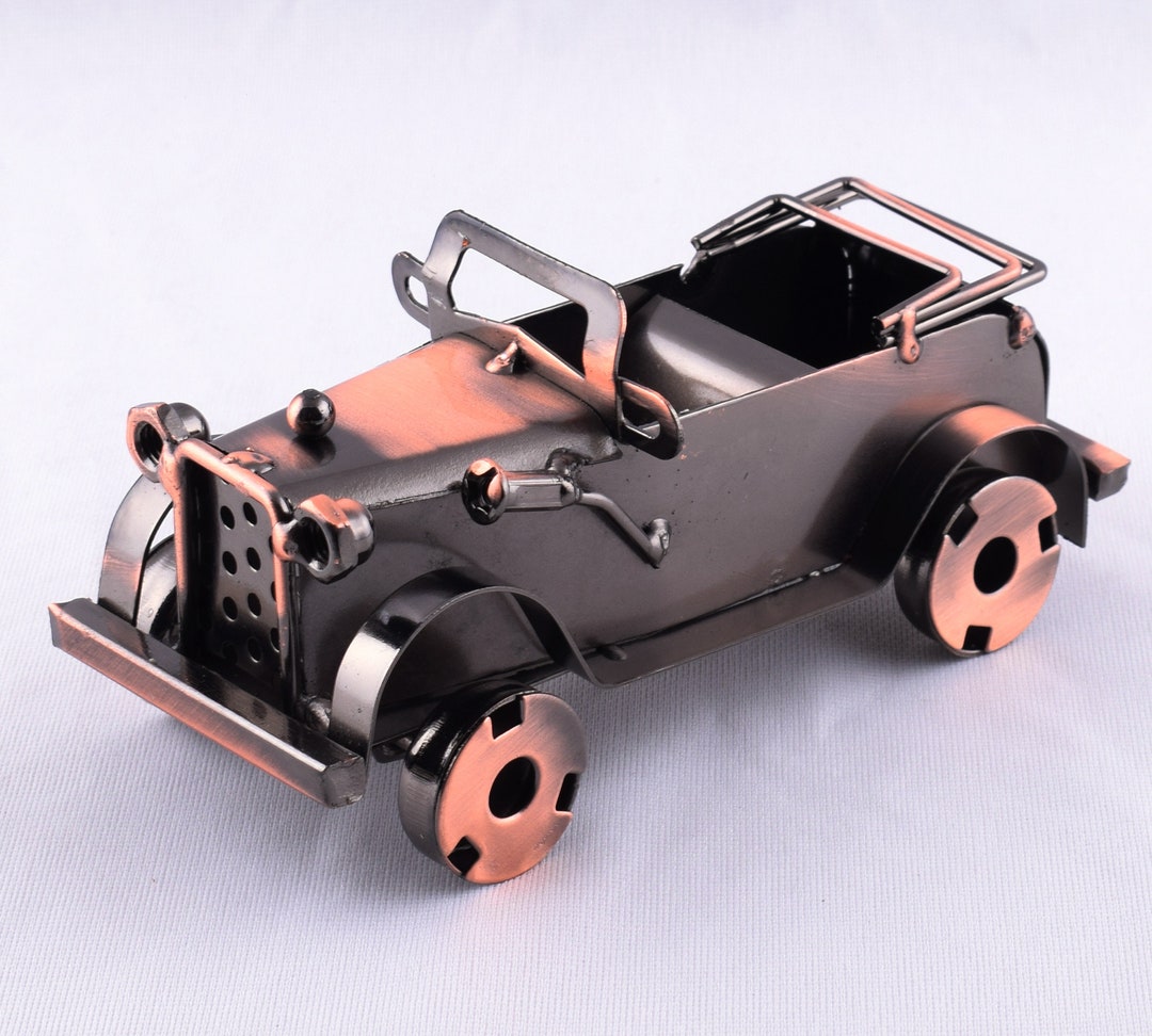 Vintage Car Model Metal Iron Car Figurine,collectible Vehicle Toys ...