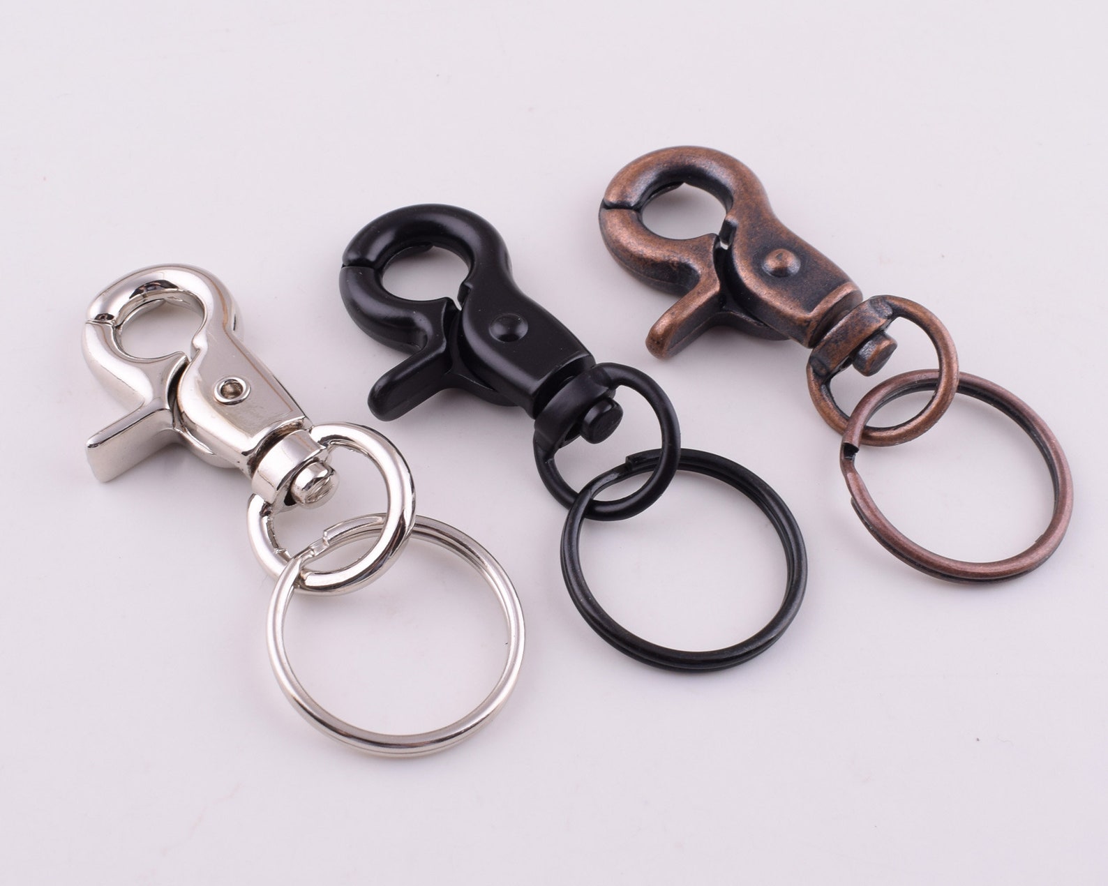 Swivel Clasps25mm Swivel Snap Hook Metal Key Rings Keychain - Etsy