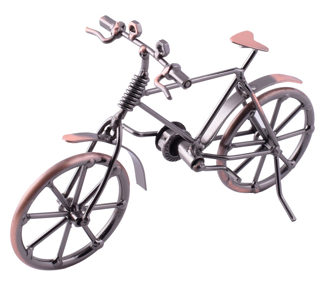 Metal Bike Model Craft,copper Bicycle Figurine for Friend Gift ...