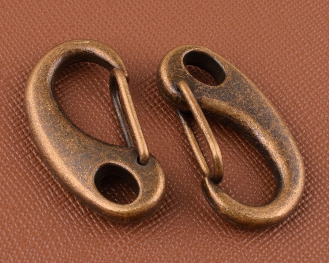 Bronze Spring Clasps, 32mm Carabiner Hook,push Gate Snap Hook,push Gate ...