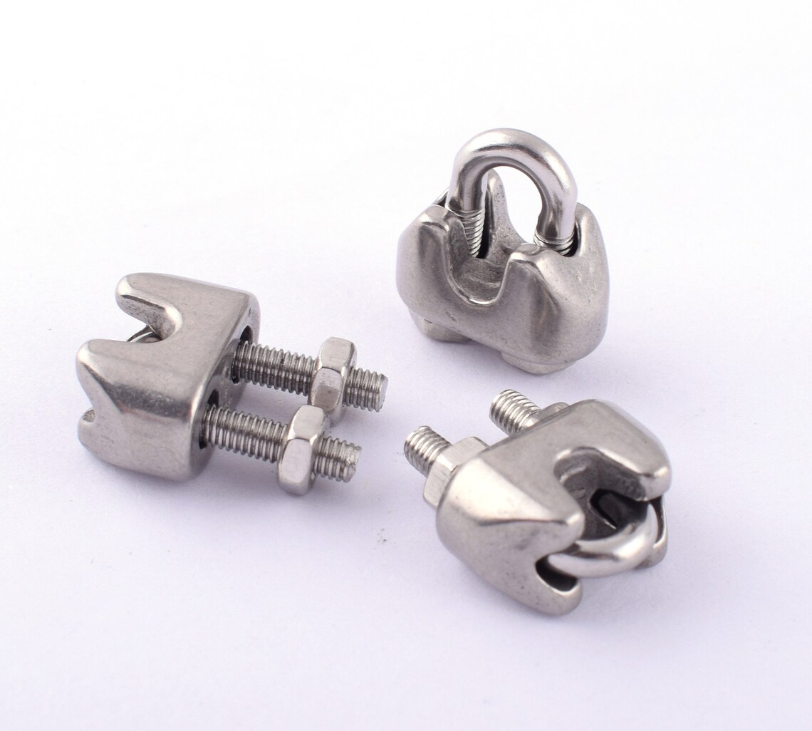 Wire Rope Cable Clamp 304 Stainless Steel Wire Rope | Etsy