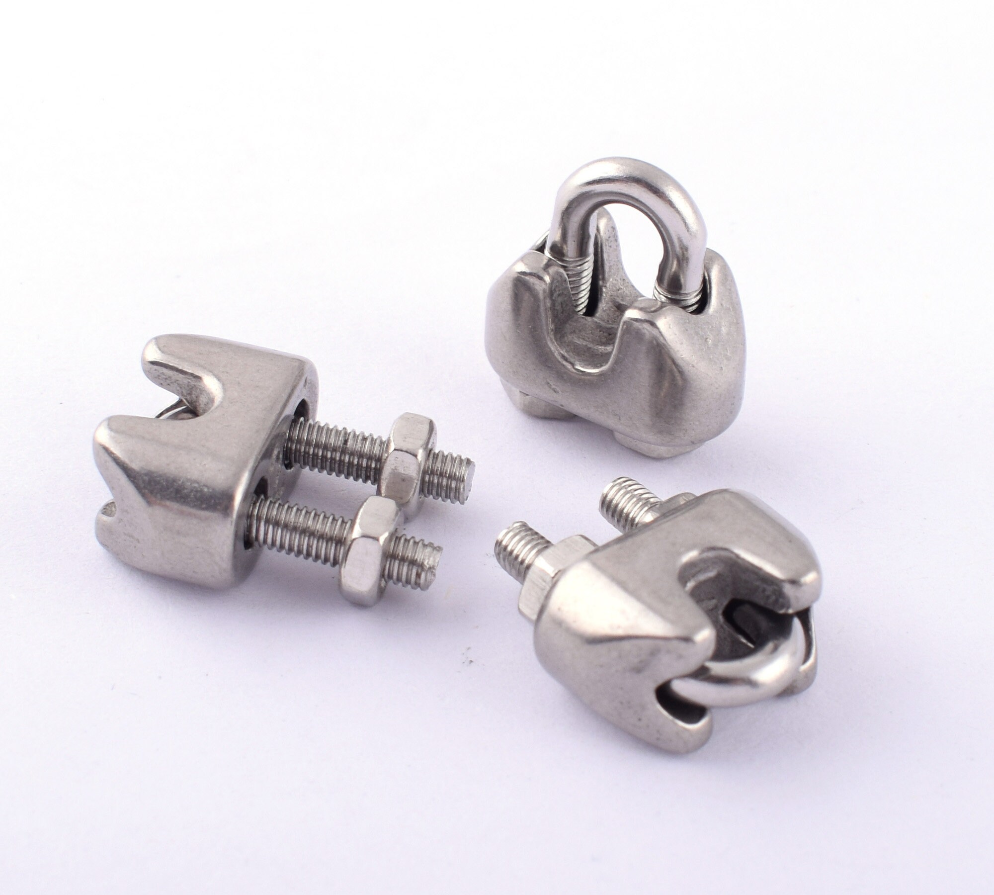 Wire Rope Cable Clamp 304 Stainless Steel Wire Rope Clip,silver Wire ...