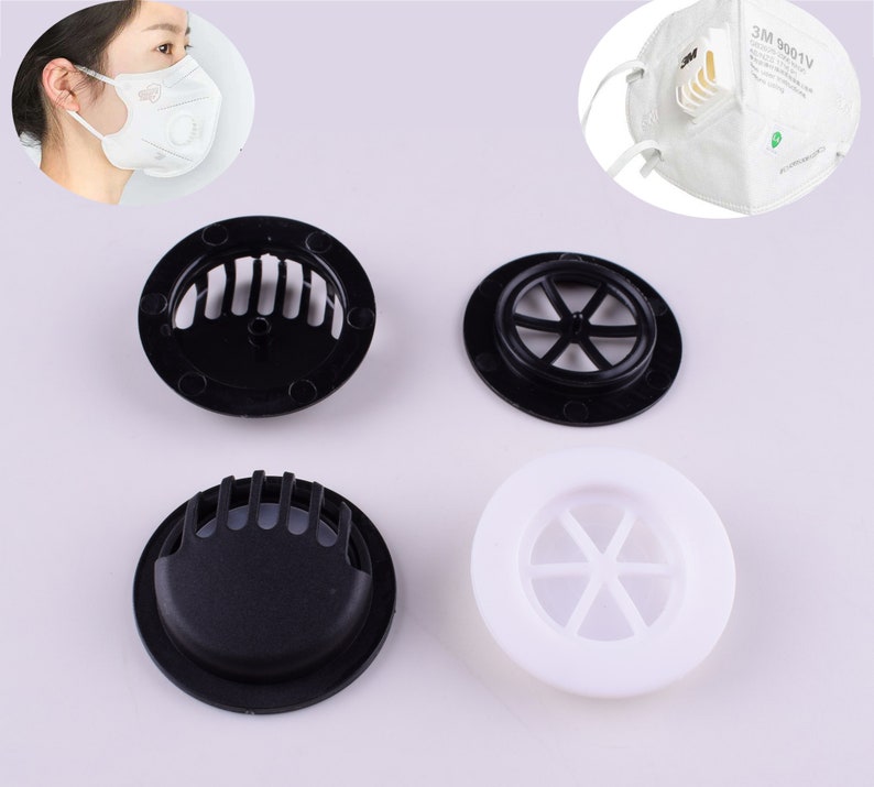 Breather Valve Perfect for DIY Mask Sewing,black/white Face Mask ...