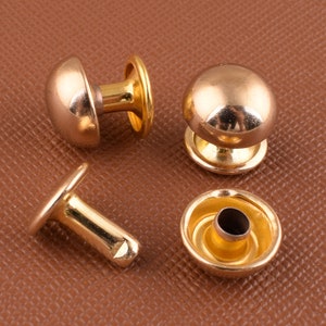 50 Sets Gold Metal Rivets,10mm Rapid Rivets,decorative Rivets for ...