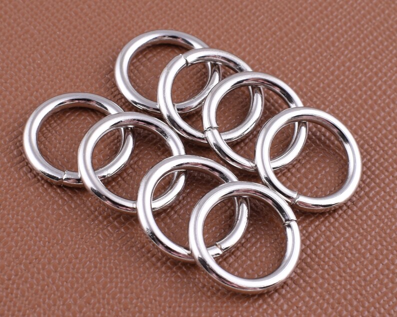 Mini O-ringssilver 9mm Inner Round O Rings Strap Rings - Etsy
