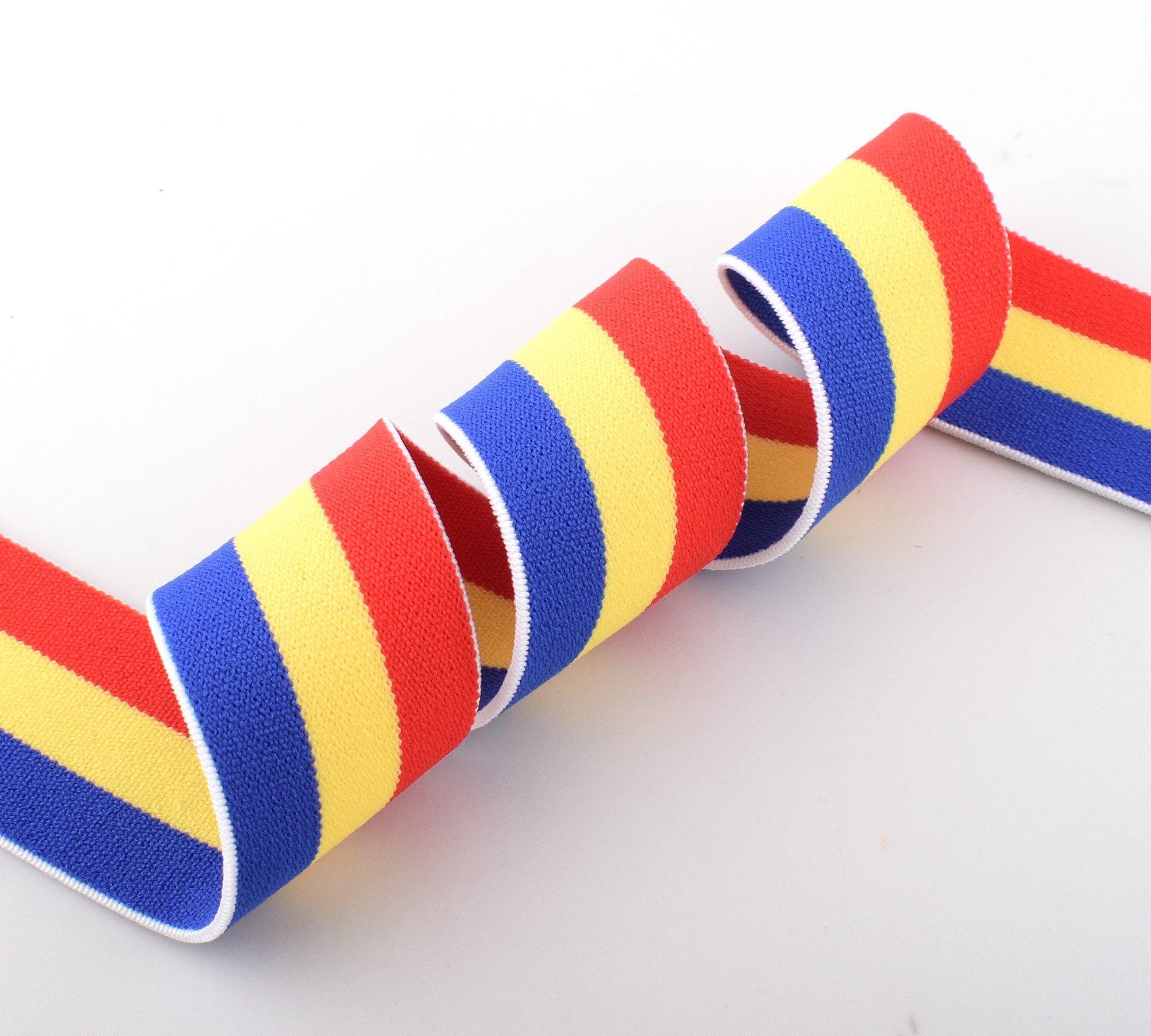 1 1/2'' Elastic Striped Webbing Elastic Stretch Band | Etsy