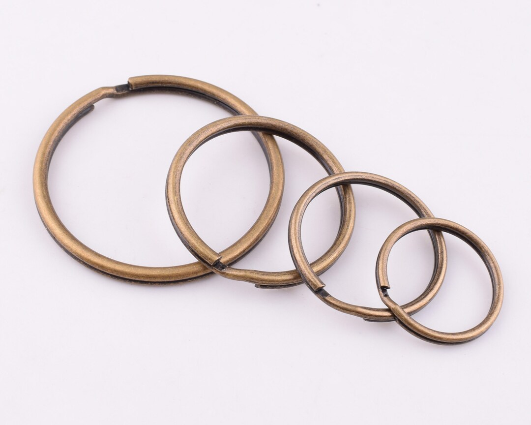 Metal Round Key O Rings,bronze Double Split Key Rings,20mm 25mm 30mm ...